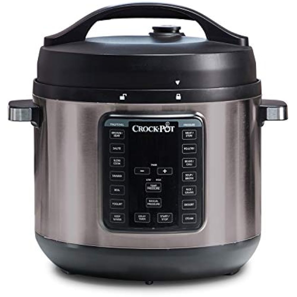 Crock Pot 8 Quart Multi Use XL Express Programmable Slow Cooker And