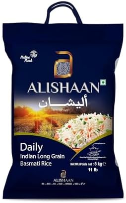 ALISHAAN DAILY INDIAN LONG GRAIN BASMATI RICE 5 KG price in Saudi Arabia | Amazon Saudi Arabia ...