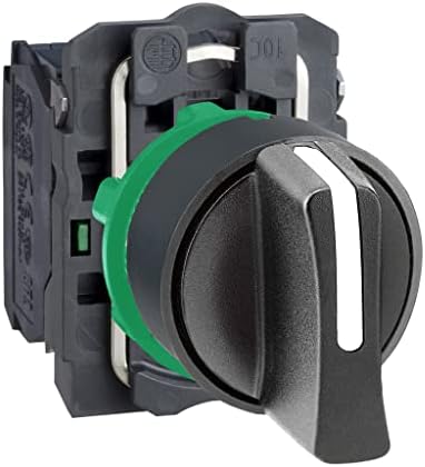 Schneider Electric Selector switch, plastic, black, Ø22, 3 positions ...