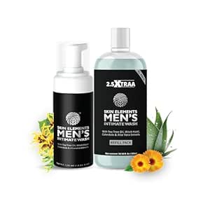 Skin Elements Men's Intimate Wash JUMBO Pack | with Refill | For 180 ...