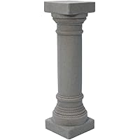 Amazon.com : Emsco Group Greek Column Statue – Natural Granite ...