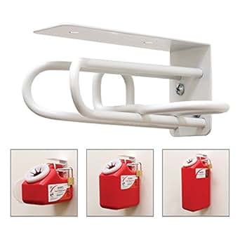 Amazon.com: FRONT WALL MOUNT BRACKET FOR 1, 2 OR 3-GALLON SHARPS ...
