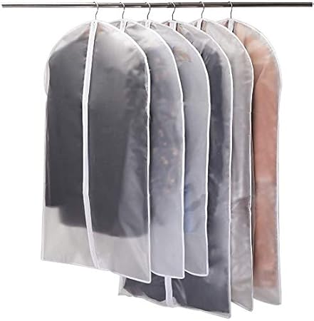 6 Fundas Ropa Transparente Anti-Polvo y Transpirable Protectora Ropa ...