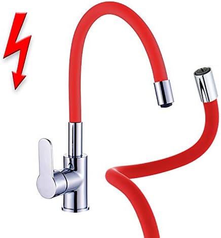 Flamingo Kitchen Sink Mixer Tap Low-Pressure Kitchen Mixer Tap Flexible ...