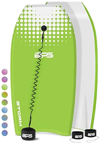 BPS 33" Bodyboard Pack with HDPE Slick Bottom - Enhanced Speed and ...