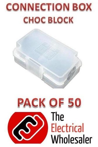 20 x Connection Box Choc Block Inline Junction Box: Amazon.co.uk: Lighting
