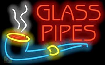 Glass Pipes Neon Sign - - Amazon.com