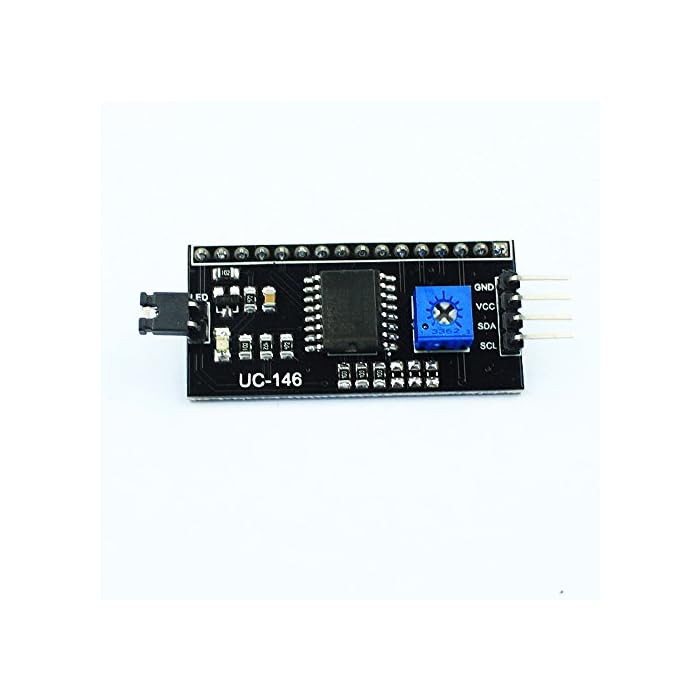 Arducam 1602 16x2 Serial HD44780 Character LCD Board Display with White on Blue Backlight 5V ...