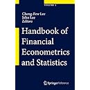 Handbook of Financial Econometrics and Statistics (4 volume set): Cheng-Few Lee, John C. Lee ...