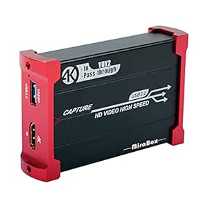 Amazon.com: Mirabox Capture Card for Nintendo Switch,USB3.0 1080P 60FPS ...