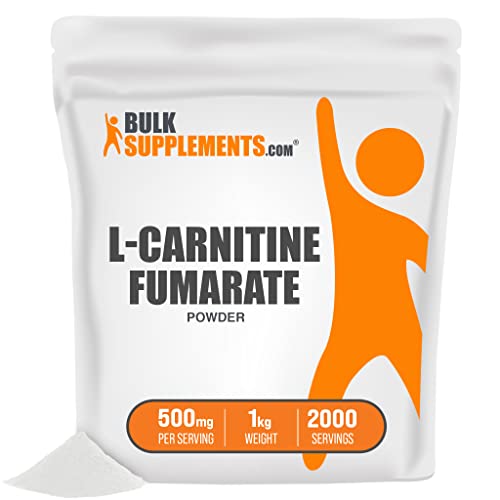 BulkSupplements.com L-Carnitine Fumarate Powder - Supplement for Muscle ...