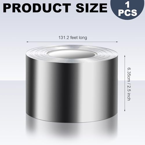 Therwen Roof Strip 131.23 Feet X 2.5 Inches Zinc Metal Strip Metal ...