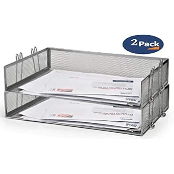 Amazon.com : 1InTheHome Desk Tray, Side Load Stackable Letter Tray ...