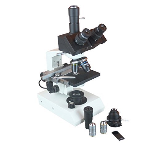 Radical 40-2000x Professional Trinocular Medical Compound Microscope w ...