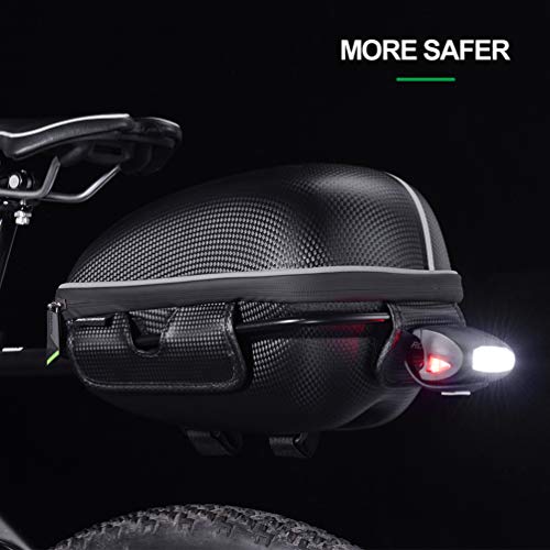 ROCKBROS Bike Trunk Bag Waterproof Hard Shell Bicycle Rear Rack Bag ...