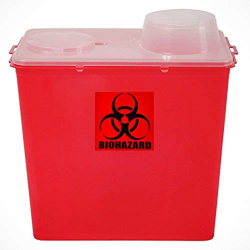 4” x 4” Biohazard Stickers Sign, Roll of 250 Biohazard Warning Labels ...