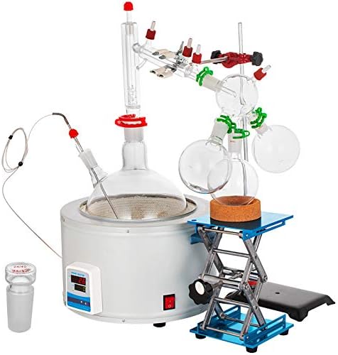 VEVOR 5L Distillation Apparatus Max.380°C Short Path Distillation with ...