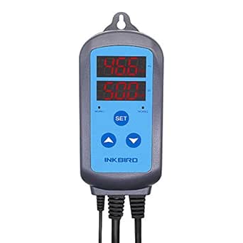 INKBIRD IHC-200 Dual Relays Digital Humidity Controller Humidistat for Humidifier Dehumidifier ...