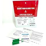 Amazon.com: (2 Pack) Eldoncard Blood Type Test - air sealed envelope ...
