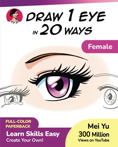 Draw 1 Eye in 20 Ways - Female: Learn How to Draw Anime Manga Eyes ...