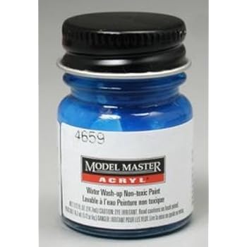 Amazon.com: French Blue Testors Acrylic Plastic Model Paint: Toys & Games