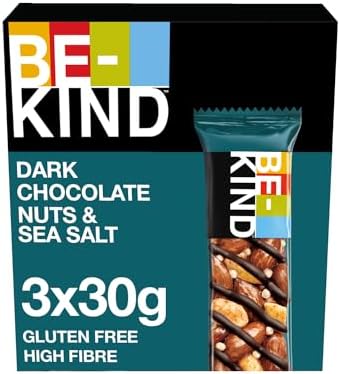 BE-KIND Dark Chocolate with Nuts & SeaSalt, 3 x 30 gm, blue price in ...