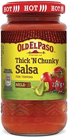 Old El Paso Thick 'N' Chunky Salsa Mild, 226g, Mouth Watering Mild ...