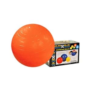 Amazon.com: CanDo Inflatable Ball, Orange, 55 cm, 22 Inch, Boxed ...