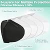 XDX KN95 Face Masks Small Size, Individually Wrapped Black Disposable ...