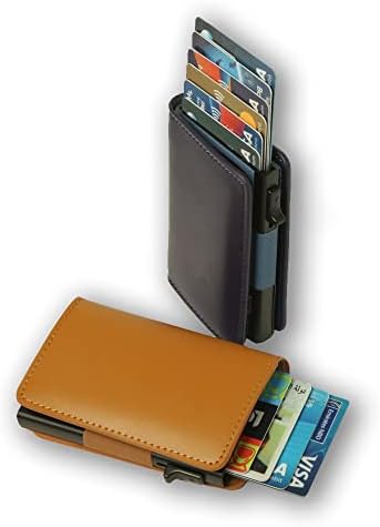 Senbos Minimalist Wallet with AirTag Holder, RFID Blocking Credit Card ...