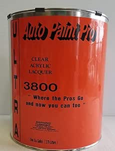 Amazon.com: Acrylic Lacquer Clear 3800 Automotive Restoration auto car ...
