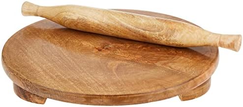 RAJ WOODEN ROLLING BOARD AND PIN ROLLER SET 46 CM price in Saudi Arabia ...