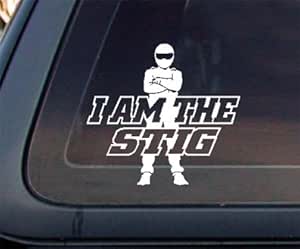 Amazon.com: I Am The STIG Car Decal / Sticker: Automotive