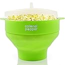 Amazon.com: Colonel Popper Microwave Popcorn Popper Maker, Silicone Hot ...
