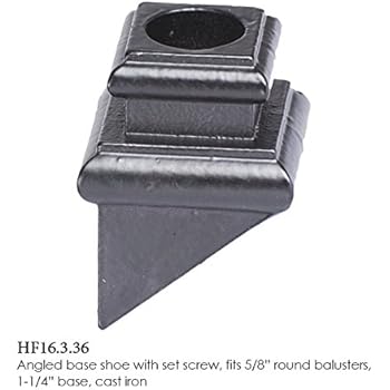 Oil Rubbed Bronze 16.3.35 5/8" Round Flat Shoe Base Covers for Iron ...