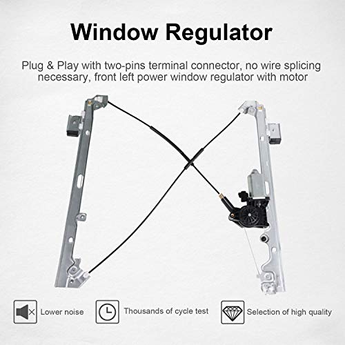 Window Regulator Dekalaii 741-644 Front Left Drivers Side Power With ...