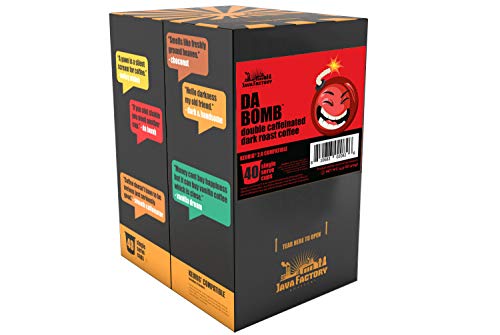 Java Factory Coffee Pods High Caffeine Coffee Compatible with K Cup ...