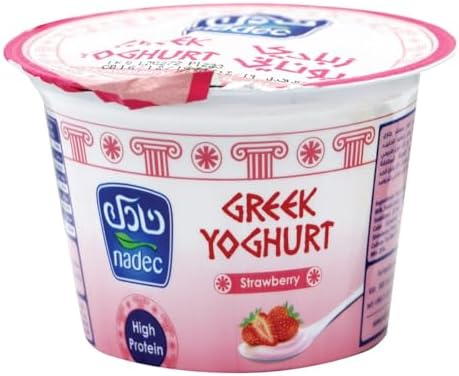 Nadec Strawberry Greek Yoghurt 160 g price in Saudi Arabia | Amazon Saudi Arabia | supermarket ...