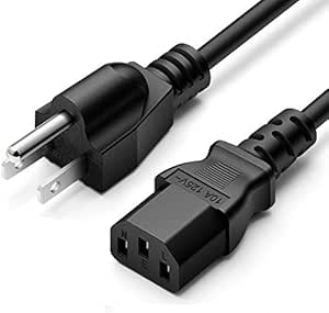 Amazon.com: 3 Prong Power Cord Cable Fit for Lenovo ThinkVision E22 E24 ...