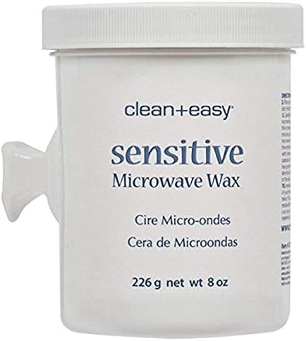 Clean + Easy Sensitive Microwave Wax, Soft Wax for Facial and Full Body ...