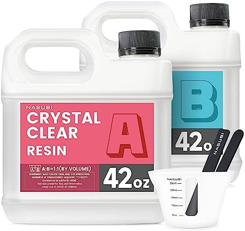 84OZ Clear Epoxy Resin Set - Upgraded High Gloss Epoxy Resin and ...