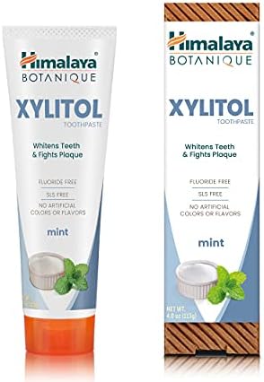 Himalaya Botanique Whitening Antiplaque Toothpaste with Xylitol ...