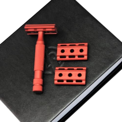 Rockwell Razors 6S Red Stainless Steel Double-Edge Safety Razor for Men ...