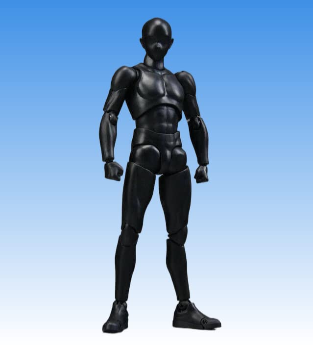 CUYUFIA Action Figures Black Body-Kun DX & Body-Chan DX PVC Model SHF ...