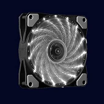 120mm PC Computer 16dB Ultra Silent 15 LED or 33led Case Fan Heatsink ...