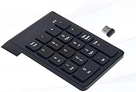 Portable 2.4G Wireless Digital Keyboard USB Number Pad 18 Keys Mini Numeric Keypad - Black price ...