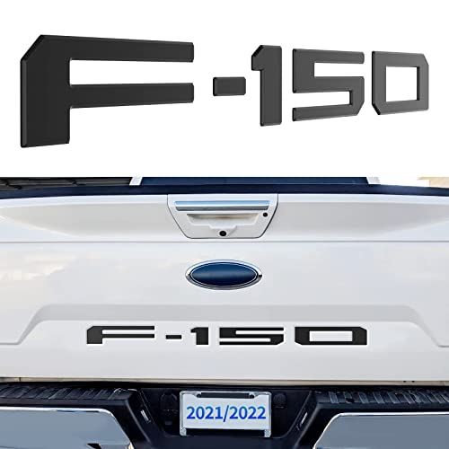 MoKo Tailgate Letters for F150 2023 2022 2021, Matte Black 3D Raised F ...