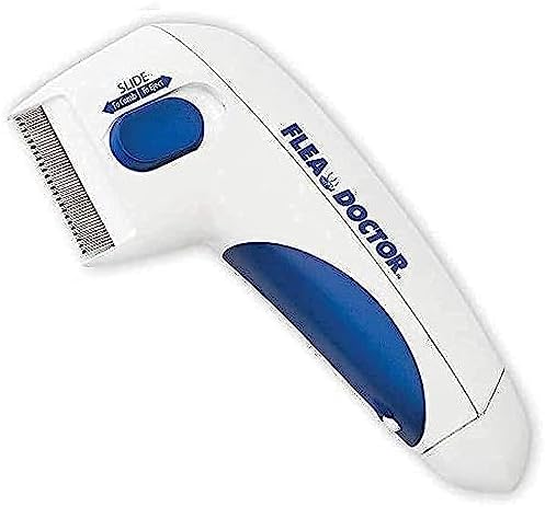 Flea Doctor Electronic Flea Comb, Kills & Stuns Fleas, Perfect for Dogs ...