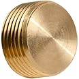 Amazon.com: Quickun 3/4" npt Hex Plug Brass Pipe Fitting, Internal Hex Thread Socket Plug ...