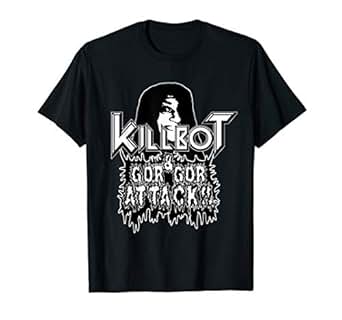 Amazon.com: Killbot & Gor Gor Attack!! T-Shirt: Clothing